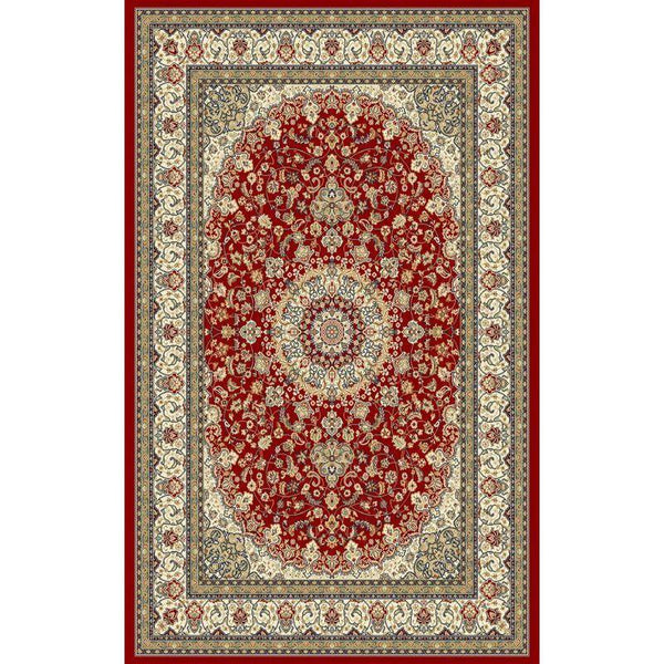 Ancient Garden 57119 Red/Ivory – The Rug District
